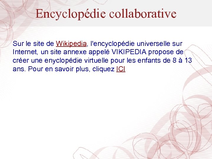 Le wiki un outil de travail collaboratif