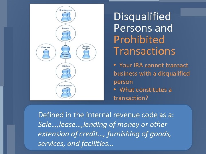 Presents Assembling Your Private Bank Leveraging Self-Directed IRAs