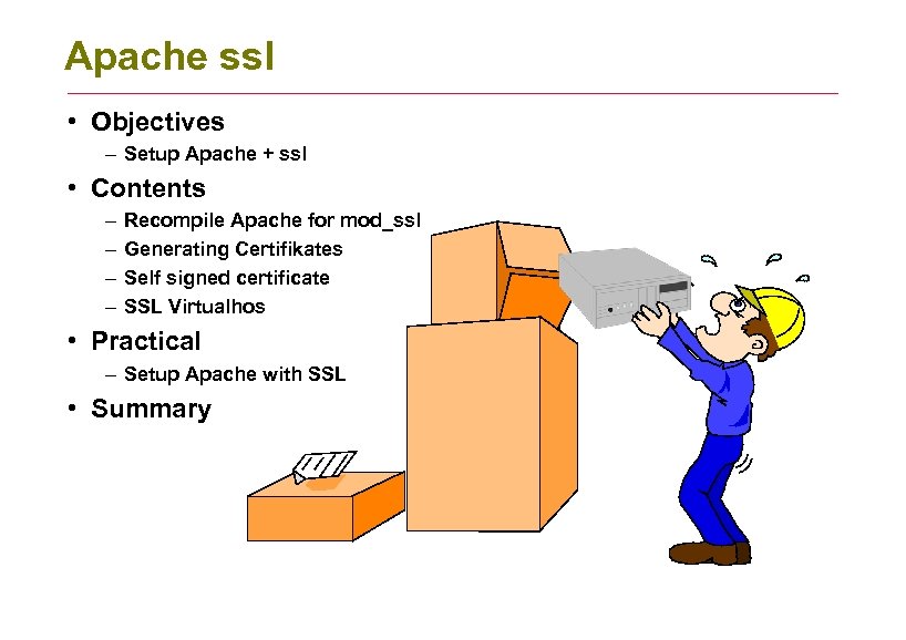 Apache ssl Objectives Setup Apache