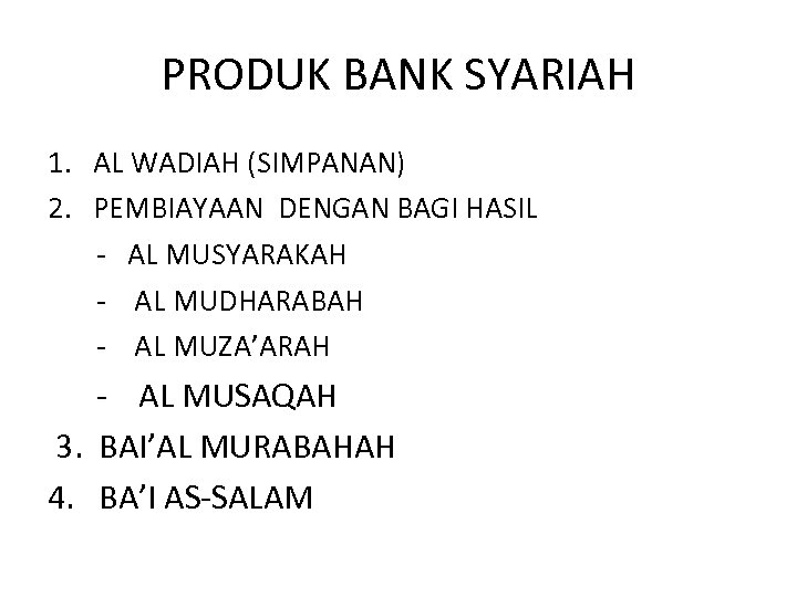 Bank Lembaga Keuangan Lainnya BANK SYARIAH