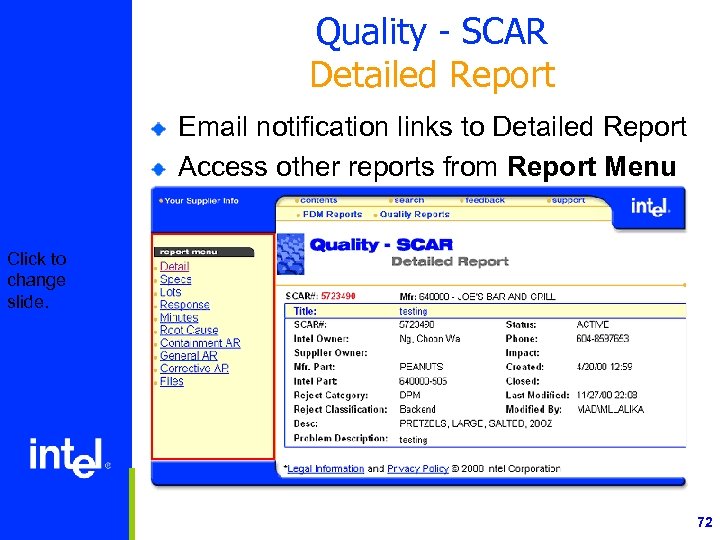 e-Business SCAR Training Materials Engineering SPEED SCAR