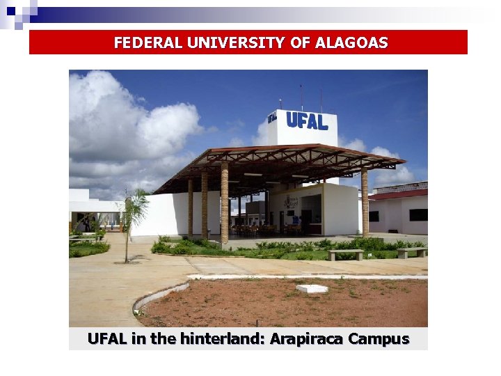 FEDERAL UNIVERSITY OF ALAGOAS UFAL 2 0 1