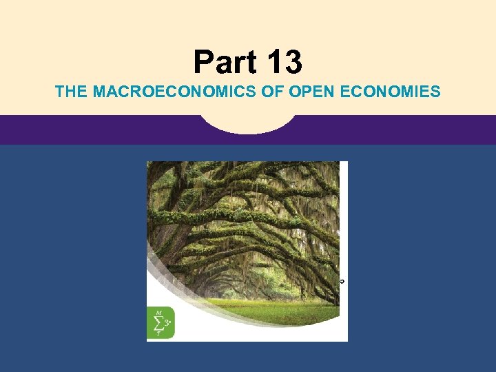 Part 13 THE MACROECONOMICS OF OPEN ECONOMIES