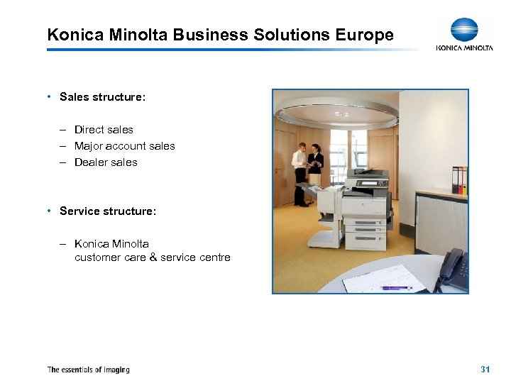 Konica Minolta Company presentation 1 Konica Minolta