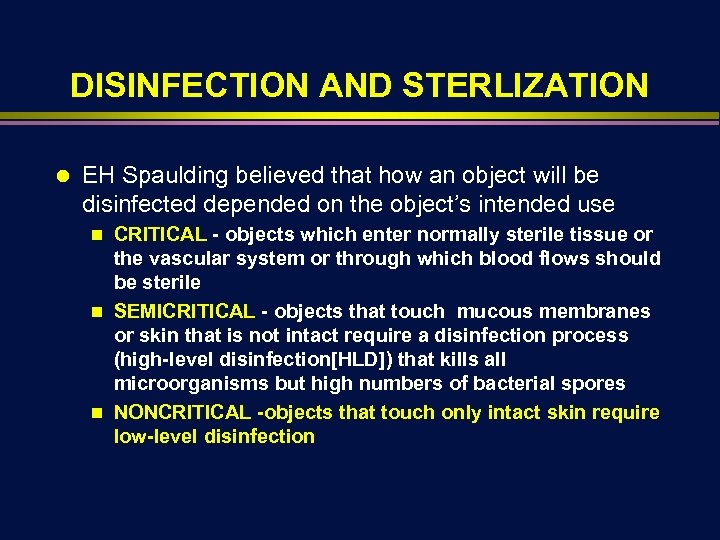 BEST PRACTICES FOR SURFACE DISINFECTION AND NEW ROOM