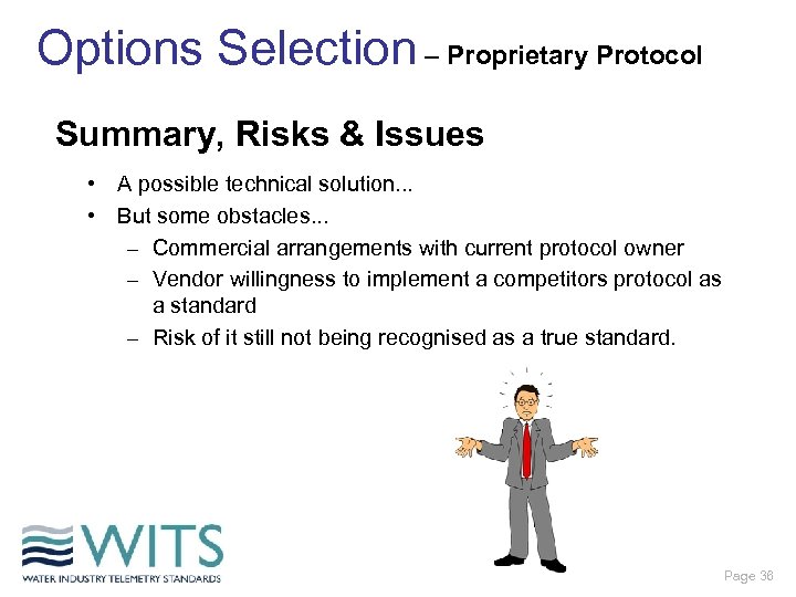 Remote Technologies UK-WITS Protocol Project Jim Baker Water