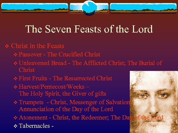 Christ in Old Testament Feasts Feasts of
