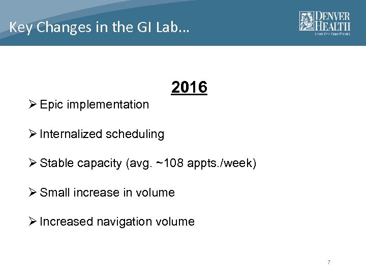The GI Lab at Denver Health Brian Listy