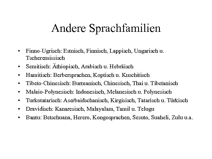 Sprache Lingua Язык Taal