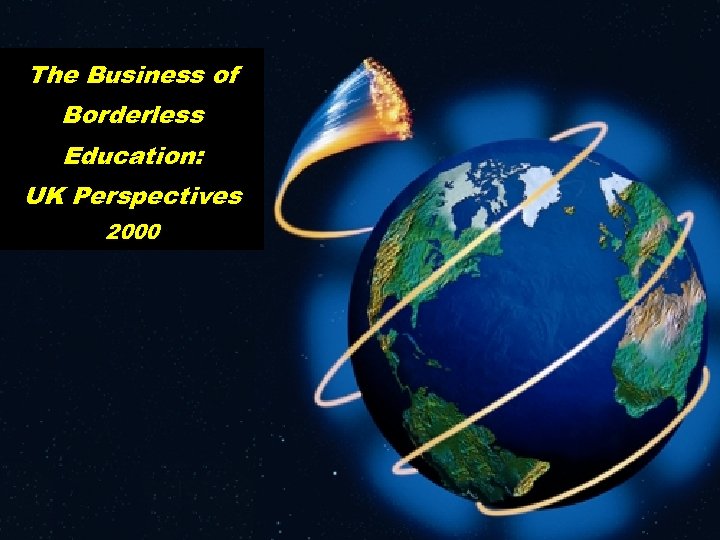 Developments in Borderless Higher Education Top Management Programme