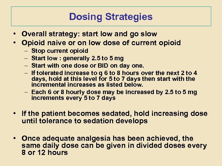 Managing chronic and breakthrough pain with opioid analgesics
