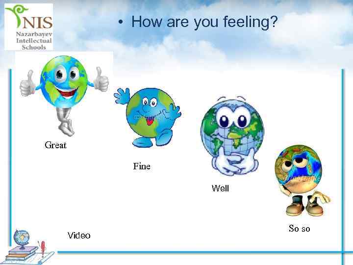 How are you feeling Great Fine