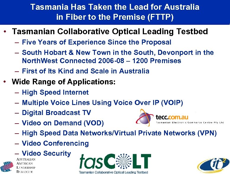 The Future Applications of Australia s National Broadband Network