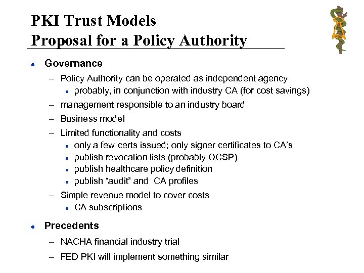 PKI Tutorial Model Policy Workshop Ann Geyer