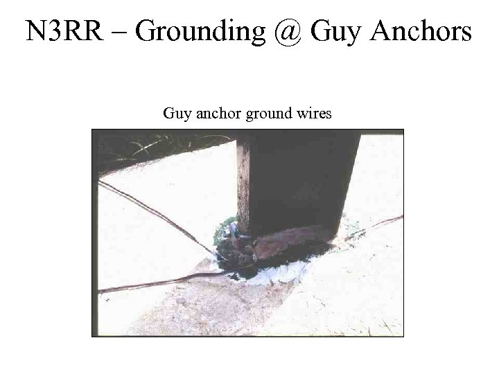 Grounding Bill Hider N 3 RR Grounding