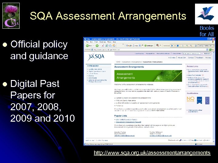 Books for All CALL Scotland Books for All