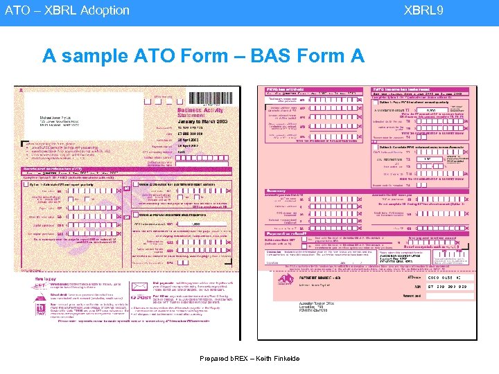 ATO XBRL Adoption XBRL 9 Australian Tax