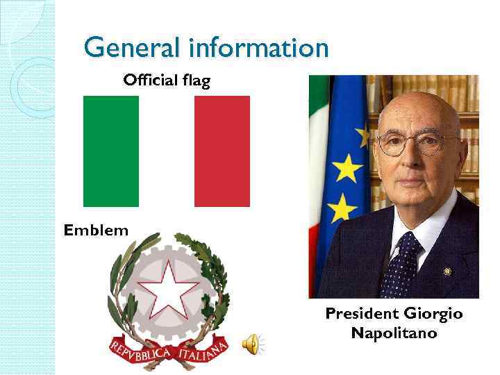 Italian political system Prepared by Marina Morozova У