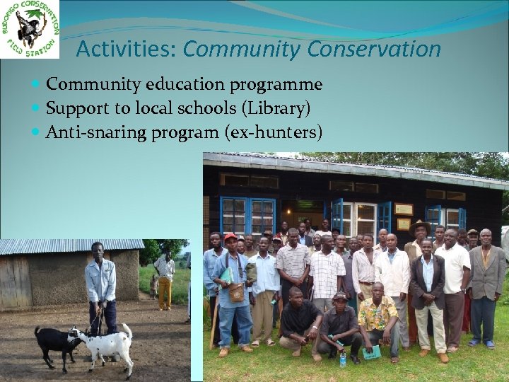 Budongo Conservation Field Station Celebrating 20 years of