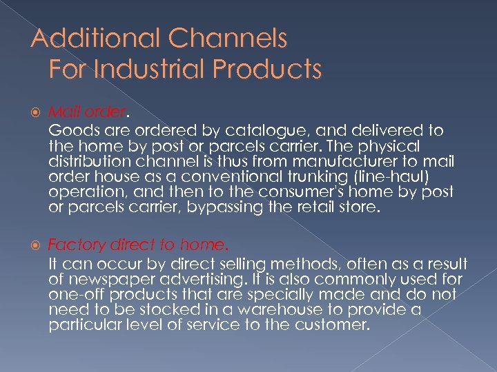 Channels of Distribution Andi Wijayanto S Sos