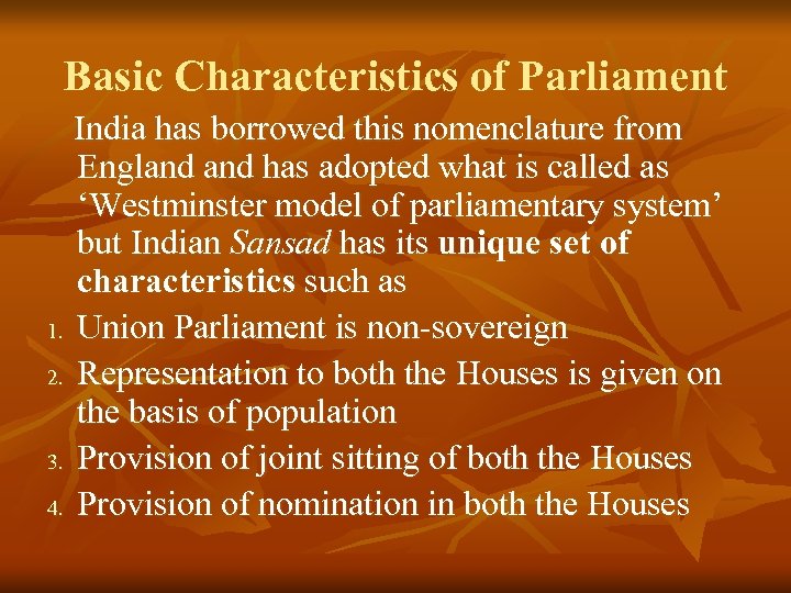 Parliament of India Composition Powers and Role