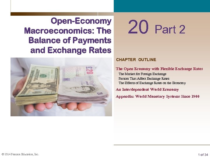 Open-Economy Macroeconomics The Balance of Payments and Exchange