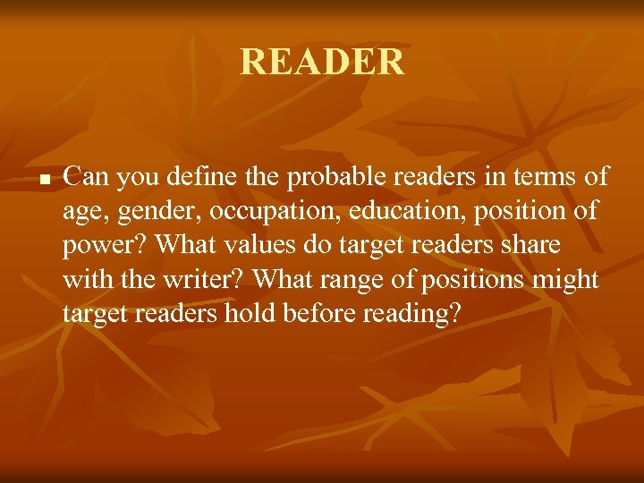 Becoming a Strong Reader n First let s start