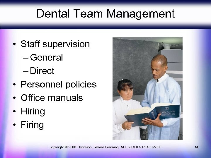 Power Point Presentation for Dental Office Management Module