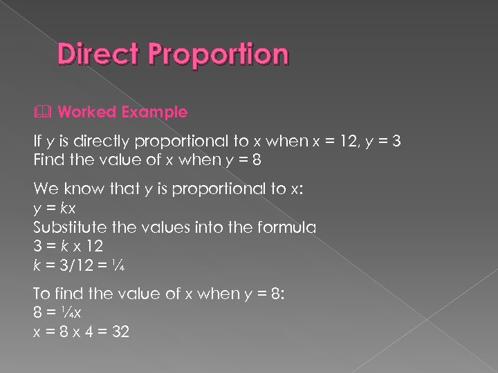 GCSE Revision 101 Maths Proportional Variation Daniel GCSE Revision 101 Maths Proportional Variation Daniel