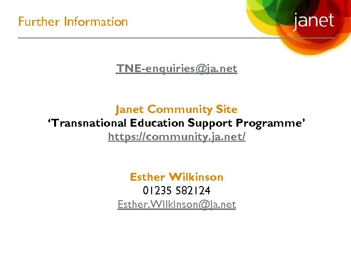 Beyond the Borders Transnational Education Dr Esther Wilkinson