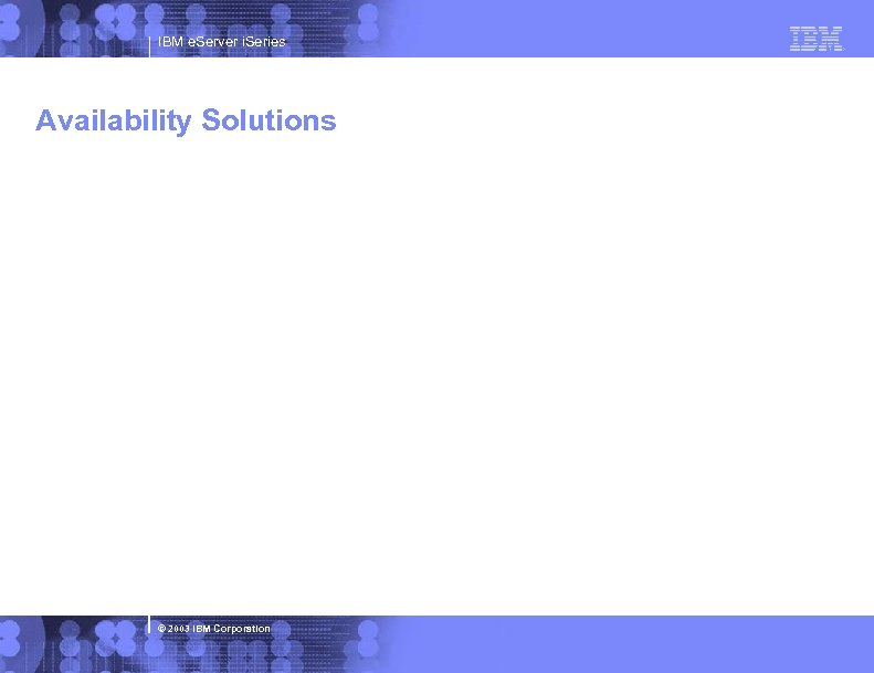 IBM e Server i Series Session 36 CE