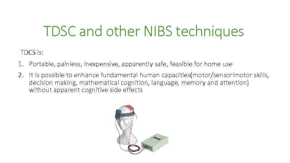 The neuroethics of noninvasive brain stimulation TDCS