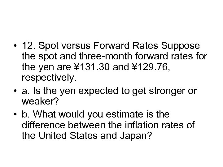 Chapter 22 Questions and Problems