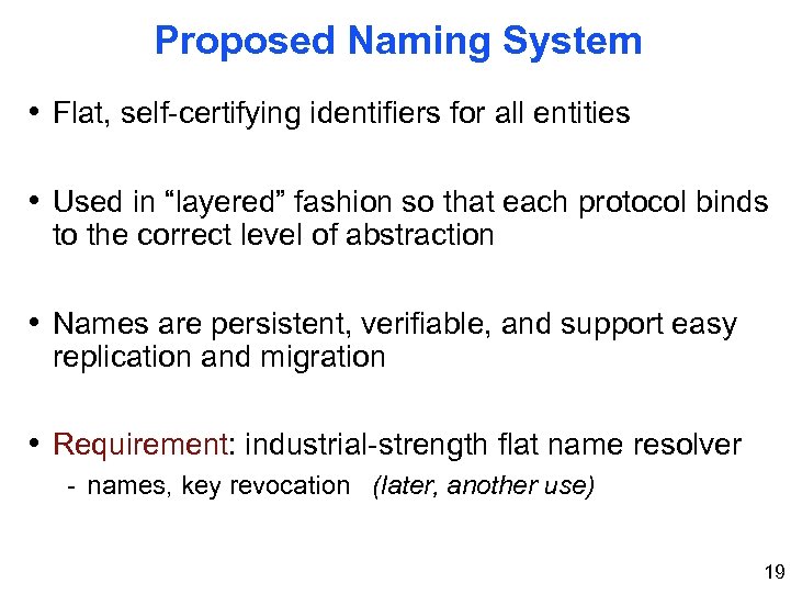Rethinking the Internet Architecture Process Architecture and ...