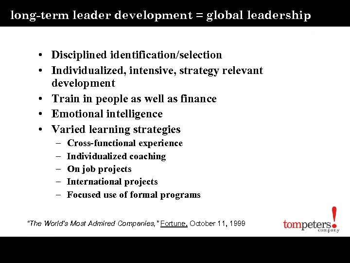 leadership development leadership development model Individual Environment