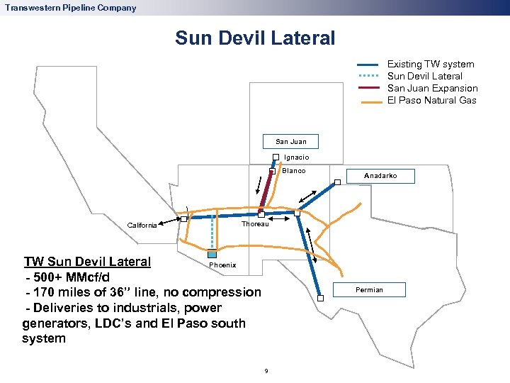 Transwestern Pipeline Company Status of San Juan Expansion