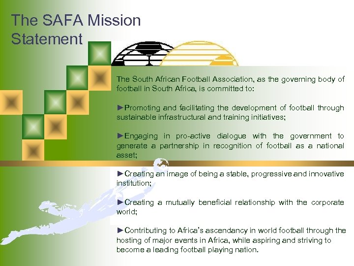 THE TRANSFORMATION OF SOUTH AFRICAN FOOTBALL SAFA