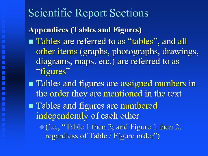 Effective Scientific Report Writing Andrew Burgie M S