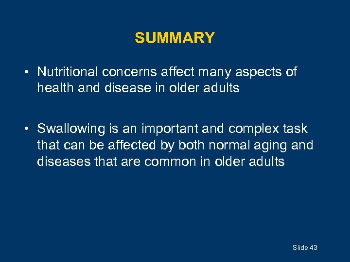 NUTRITION MALNUTRITION AND FEEDING ISSUES OBJECTIVES Know