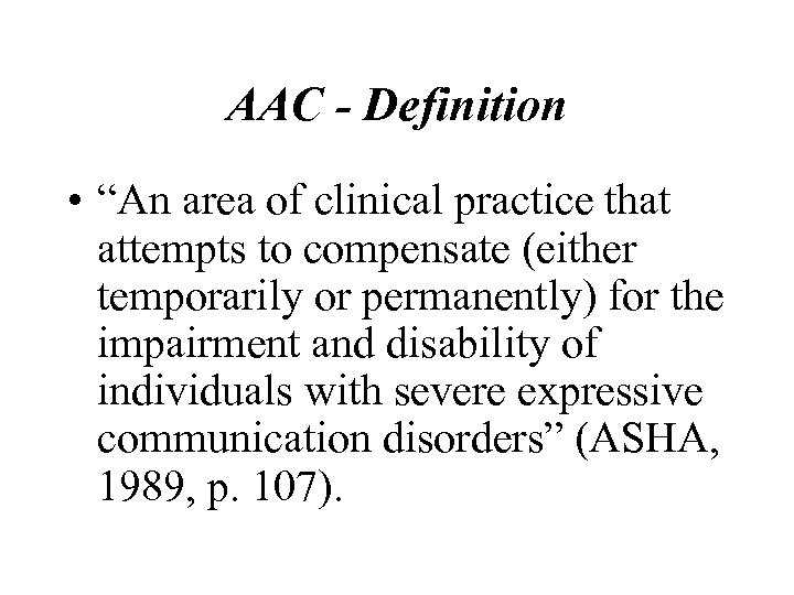 Augmentative Alternative Communication AAC Assessment Sourcebook Alexa