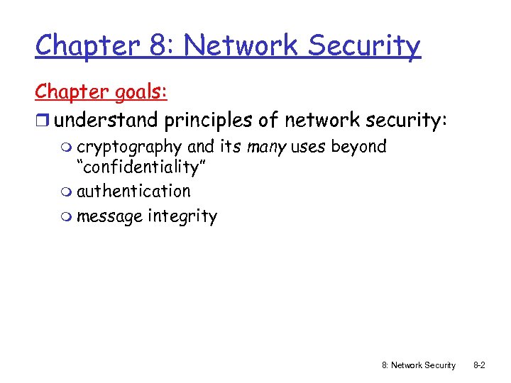 Chapter 8 Network Security Introduction Graciela Perera Computer