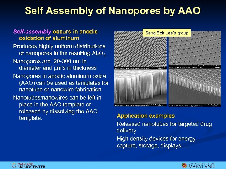 Nanotube Fabrication by Anodic Aluminum Oxide Self-Aligned Processing