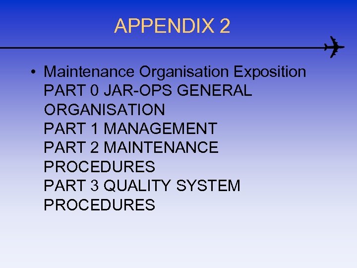 JAR — 145 Maintenance Organisations COSCAP — SOUTH