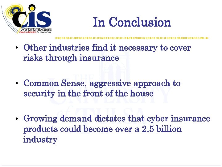 Cyber Insurance a k a Technology Insurance Linda
