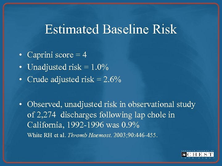 Prevention of Venous Thromboembolism in Nonorthopedic Surgical Patients