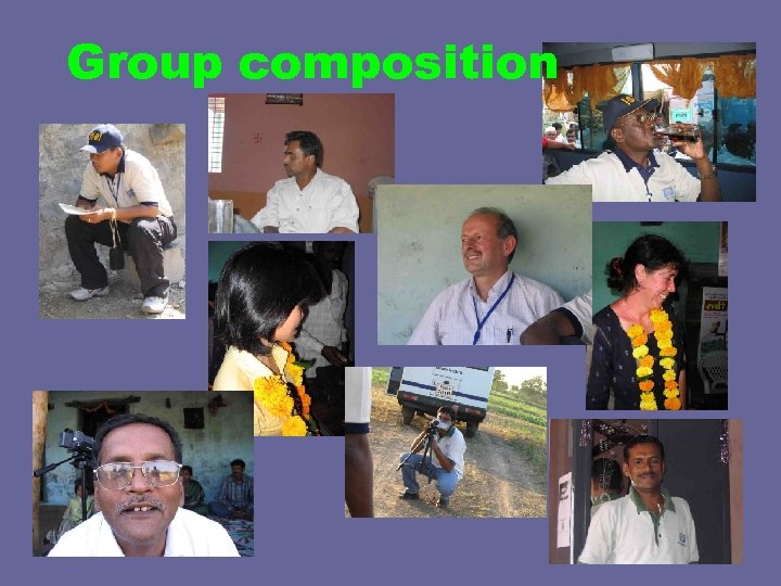 Field Trip Presentation SOLAPUR GROUP Group composition