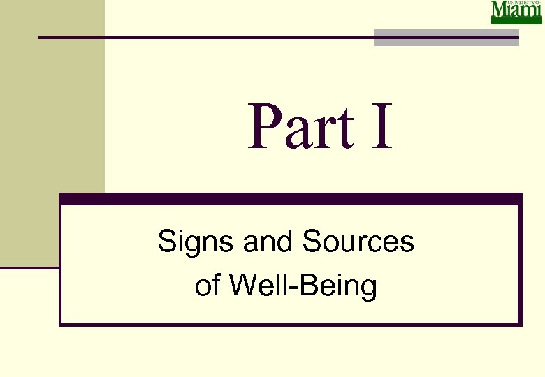 Promoting Well-Being in Children and Youth Linking Personal