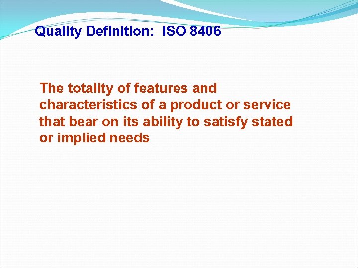 UNIT-V QUALITY SYSTEMS Defining Quality What