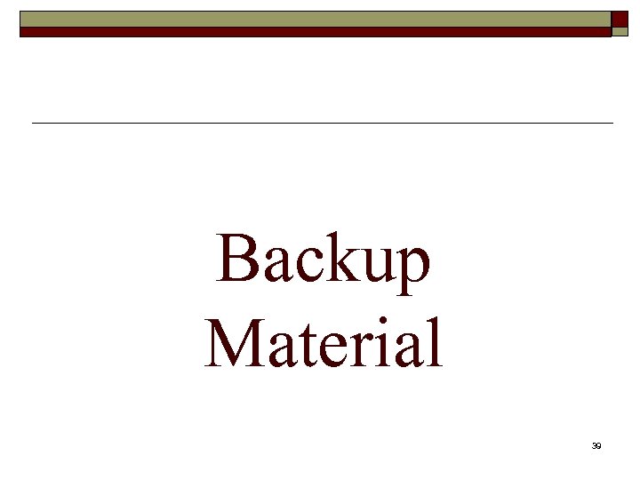 Stormwater Maintenance and Replacement Program November 21 2006