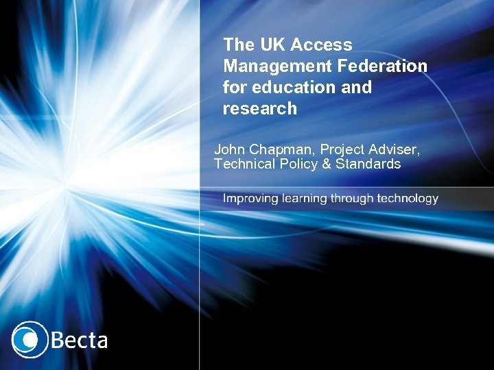 The UK Access Management Federation for education and